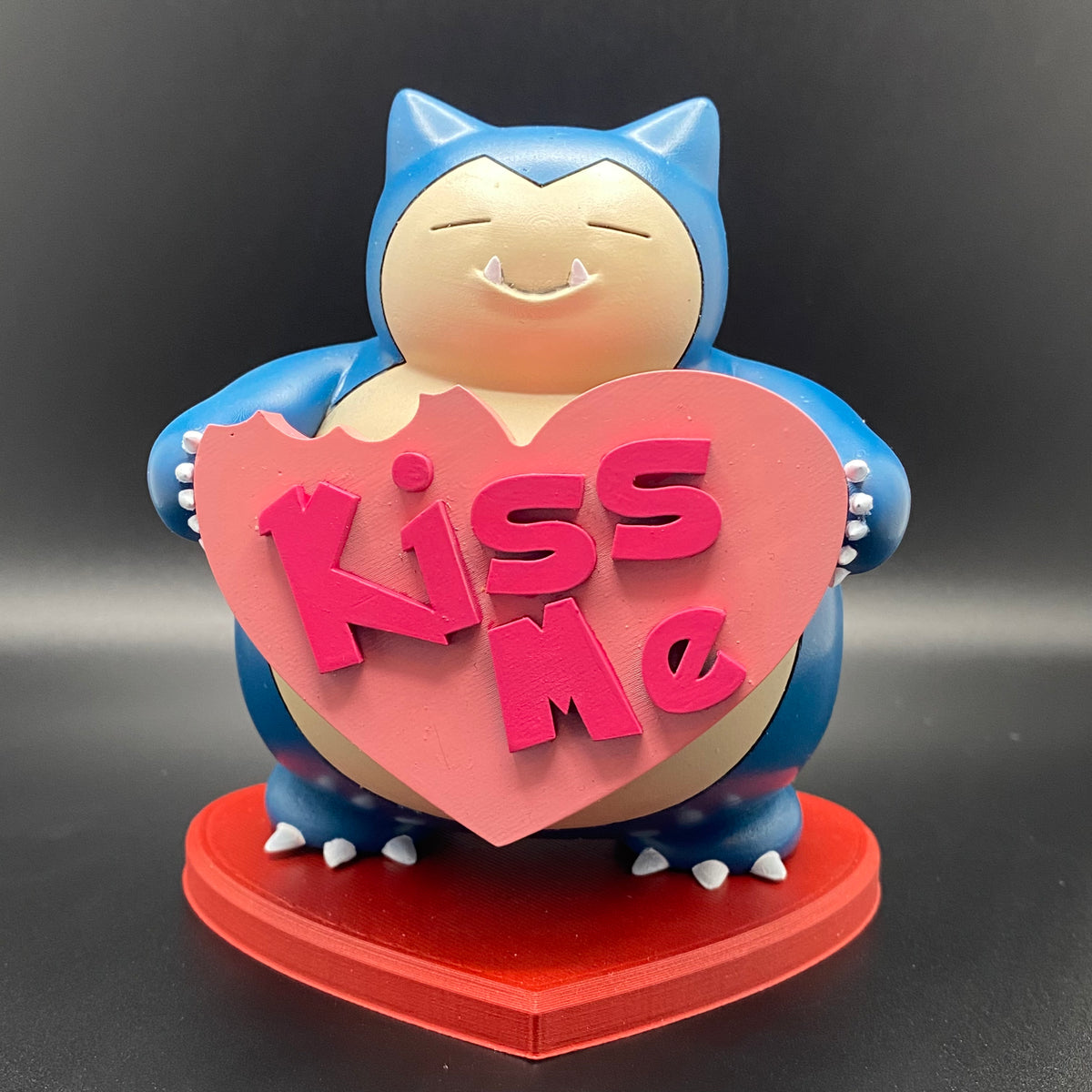 Valentines Snorlax w/ Base (Resin Print) @ Impulse Hobbies